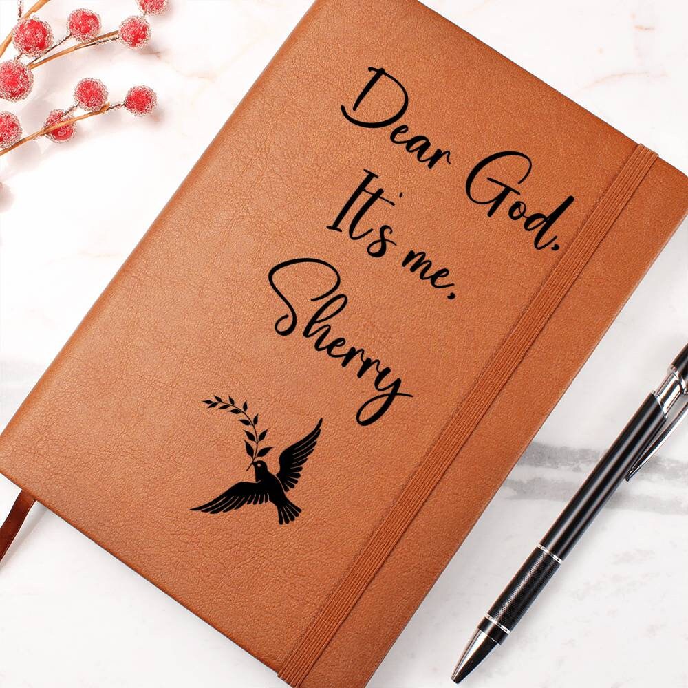 Dear God Personalized Leather Prayer Journal for Women, Leather ...