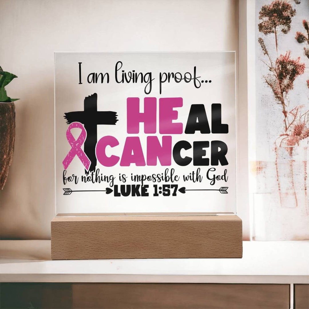 Breast Cancer Survivor Plaque Religious Breast Cancer - Etsy