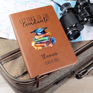 Personalized Graduation Guest Book Letters to the Graduate Gift Journal ...