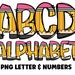 Pencil Doodle Alphabet Font Letters and Numbers ABC Doodle PNG - Etsy