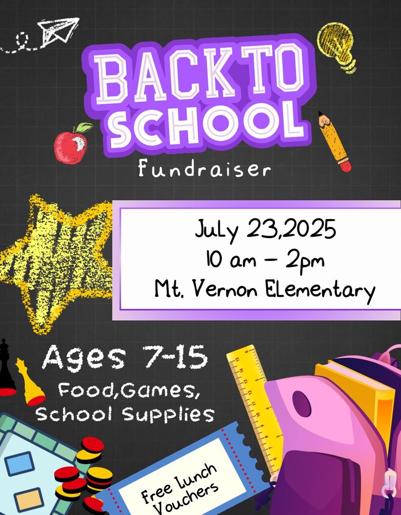Editable Back to School Flyer Template | Canva Flyer | School Event ...