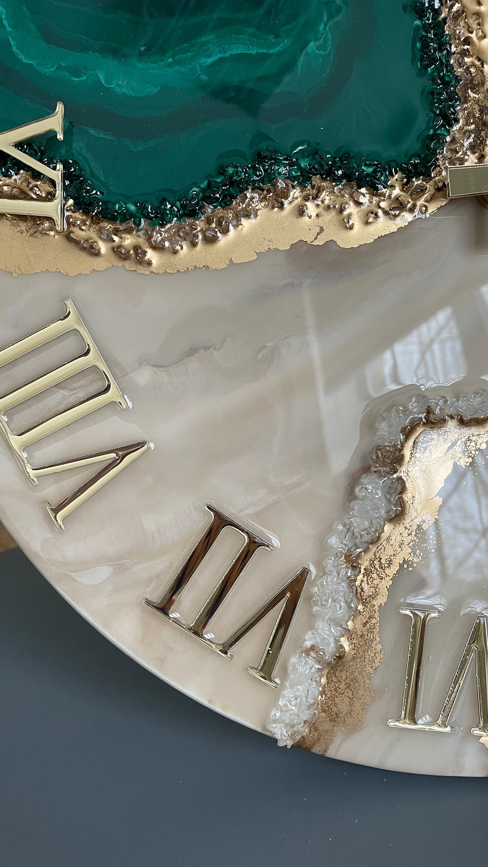 Epoxy Resin Clocks, Handmade, Home Decor, Present for Home - Etsy