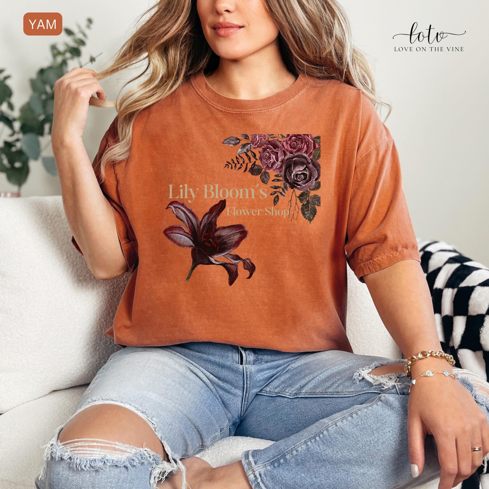 Lily Blooms Flower Shop Tee, It Ends With Us Fan Tee, Lily Bloom's T ...