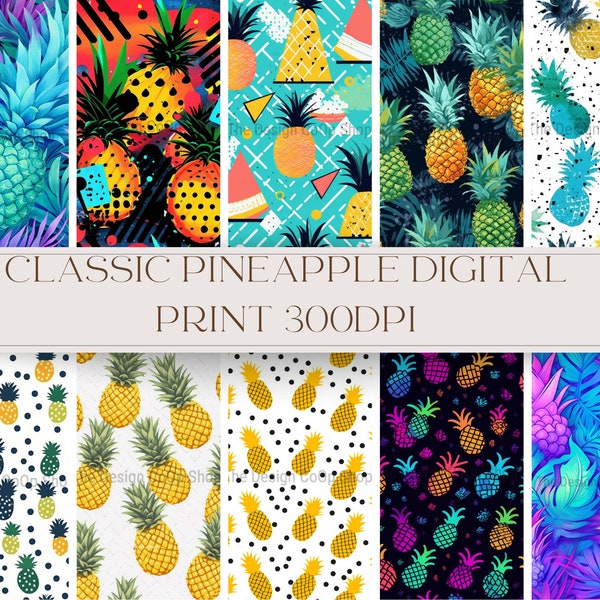 Pineapple Print - Etsy
