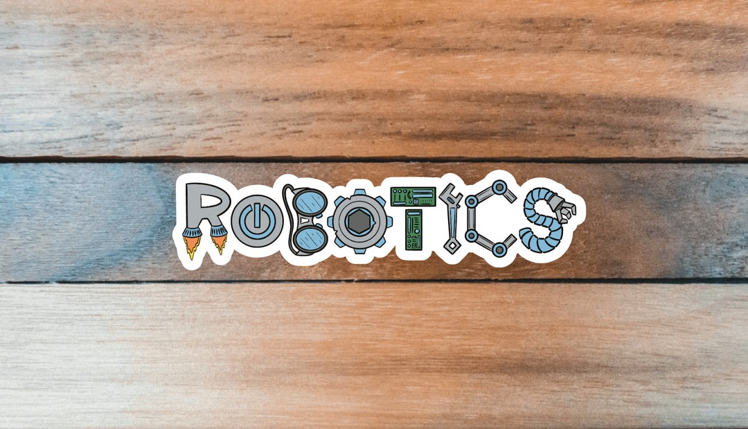 Robotics Sticker, Engineering Decal, Gift for Robotics Team - Etsy