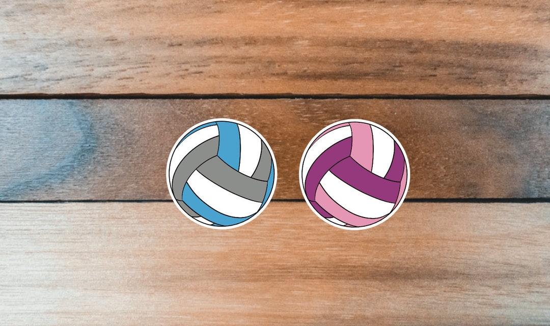 Volleyball Stickers, Gift for Athlete, Sports Decal - Etsy
