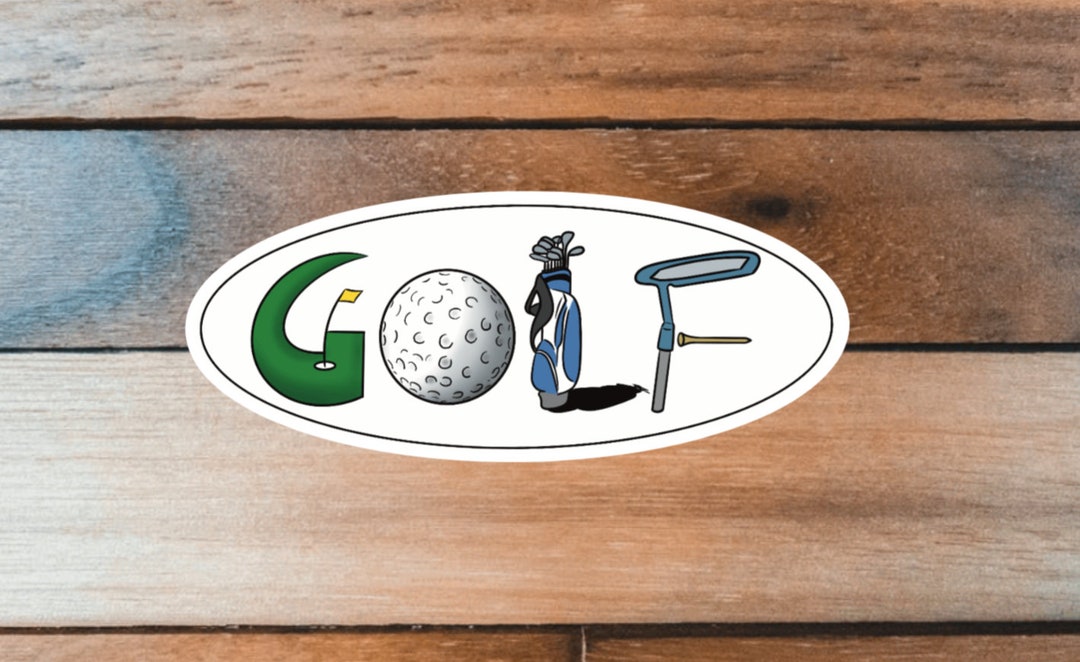 Golf Sticker, Gift for Golfer, Sports Decal - Etsy