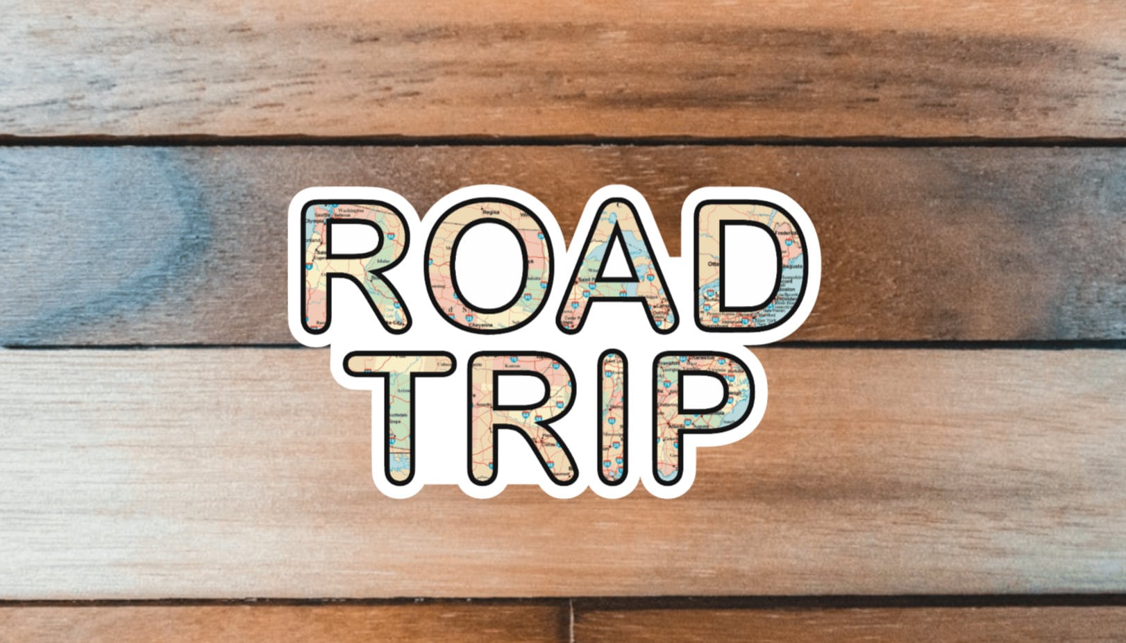 Road Trip Sticker, Travel Lover Decal, Adventure Wander Gift - Etsy