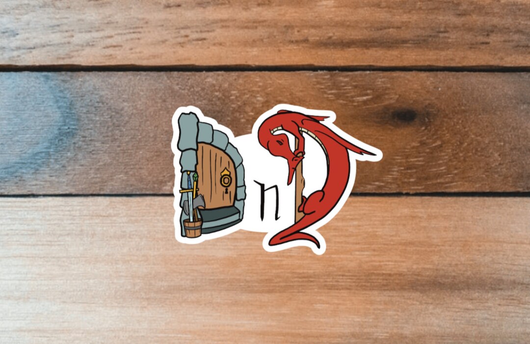 Dnd Sticker, RPG Decal, Gift for Board Gamer, Tabletop Role Playing - Etsy