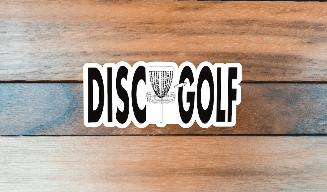 Disc Golf Sticker, Gift for Disc Golfer, Sports Decal, Frisbee Golf - Etsy