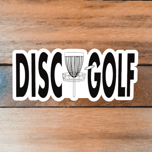 Disc Golf Sticker - Etsy