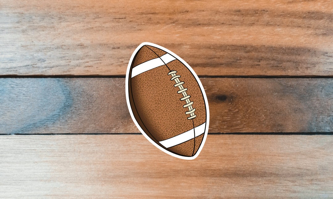 Football Sticker, Gift for Ball Player, Sports Decal - Etsy