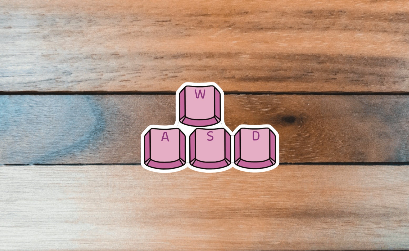 Video Game Sticker, PC Gaming Keyboard Decal, Gift for Gamer - Etsy