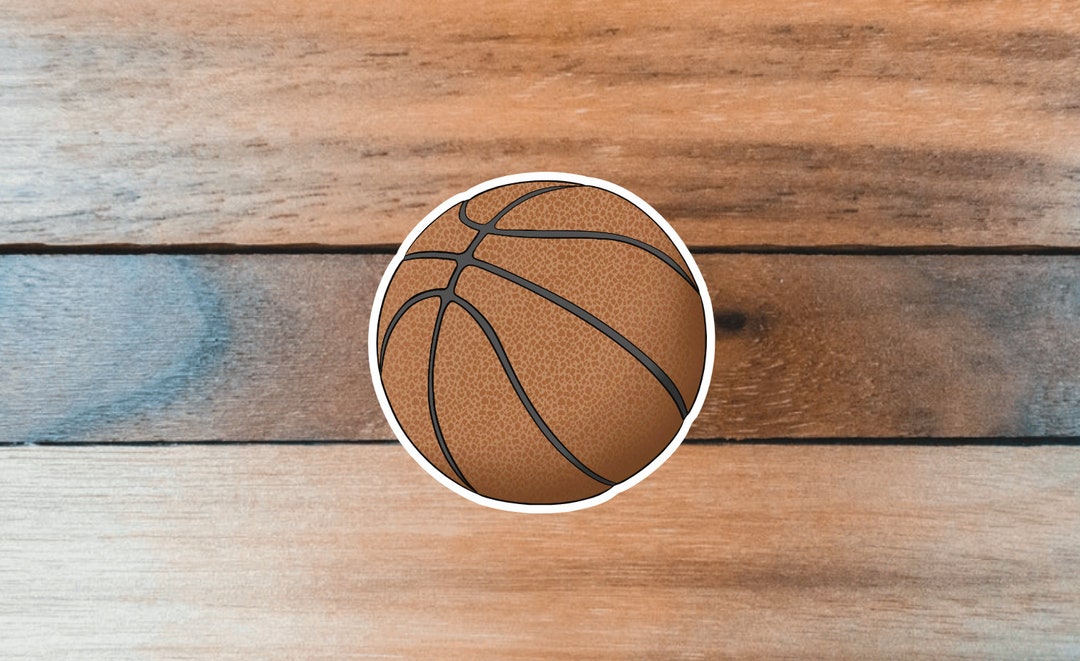 Basketball Sticker, Gift for Ball Player, Sports Decal - Etsy