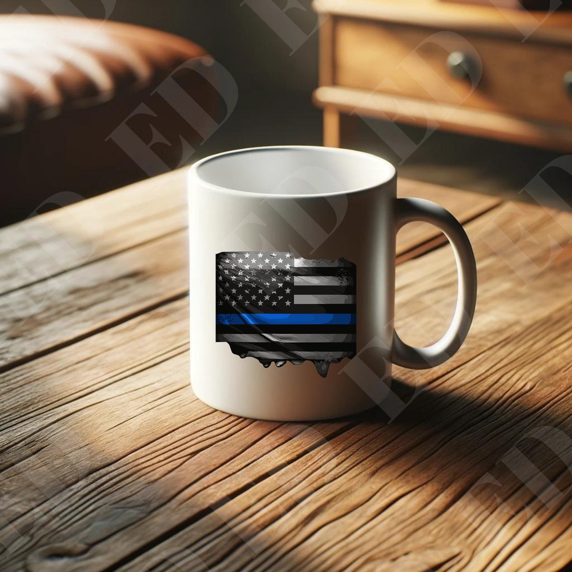 Thin Blue Line Flag PNG SVG Thin Blue Line Police First Responder ...