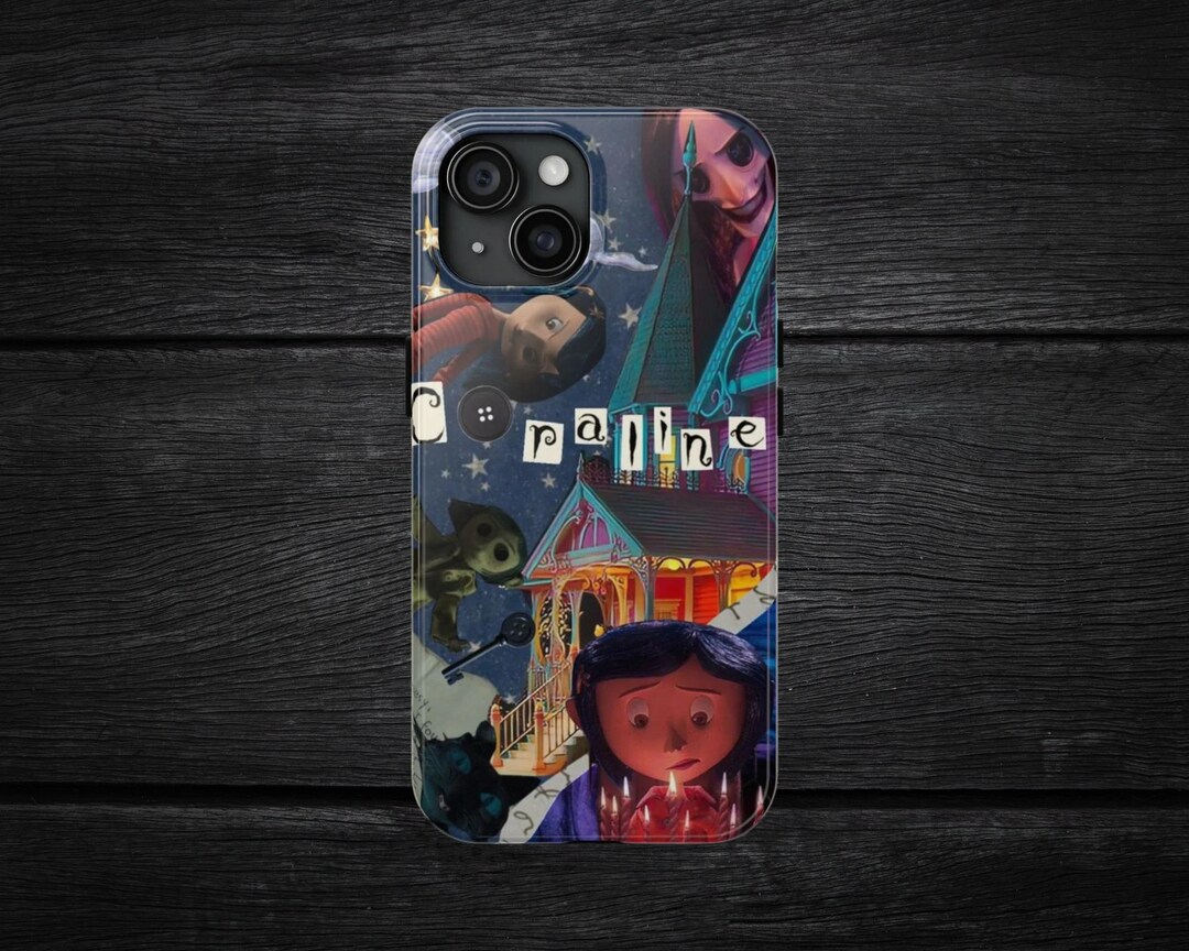 Coraline Fantasy Collage Phone Case for iPhone & Samsung, Dark Fantasy ...