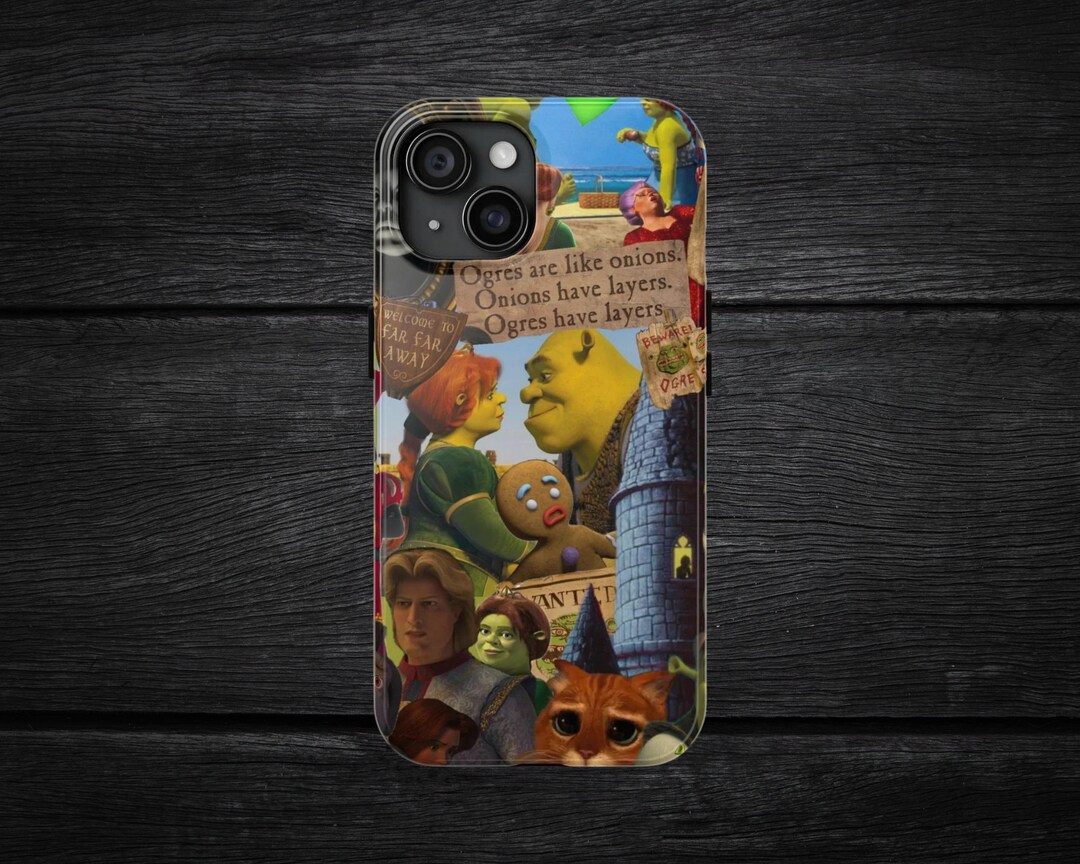 Shrek-inspired Love Collage Phone Case for Iphone, Samsung Funny ...