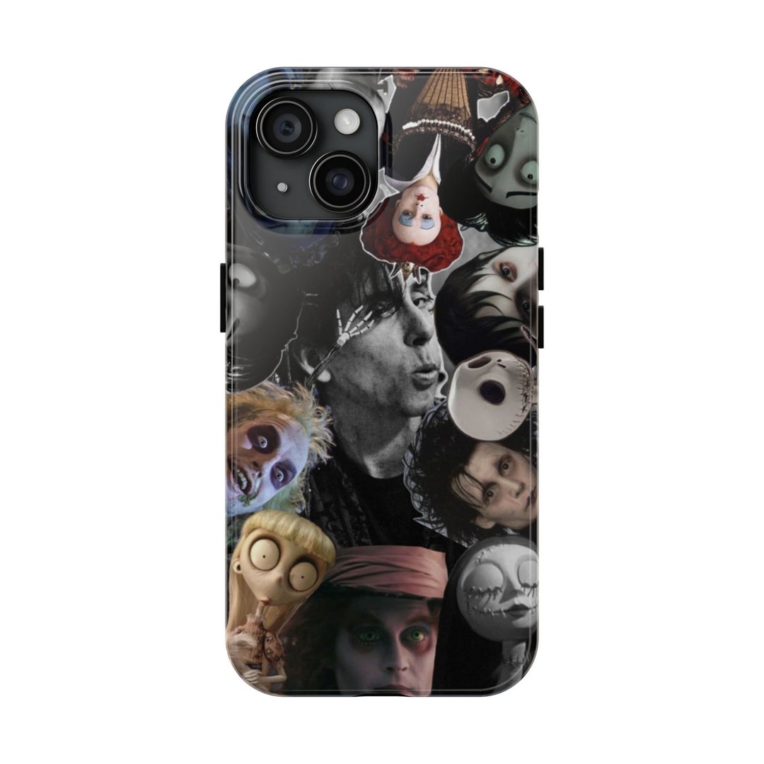 Tim Burton Character Collage Phone Case for iPhone & Samsung, Gothic ...