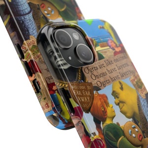 Shrek-inspired Love Collage Phone Case for Iphone, Samsung Funny ...
