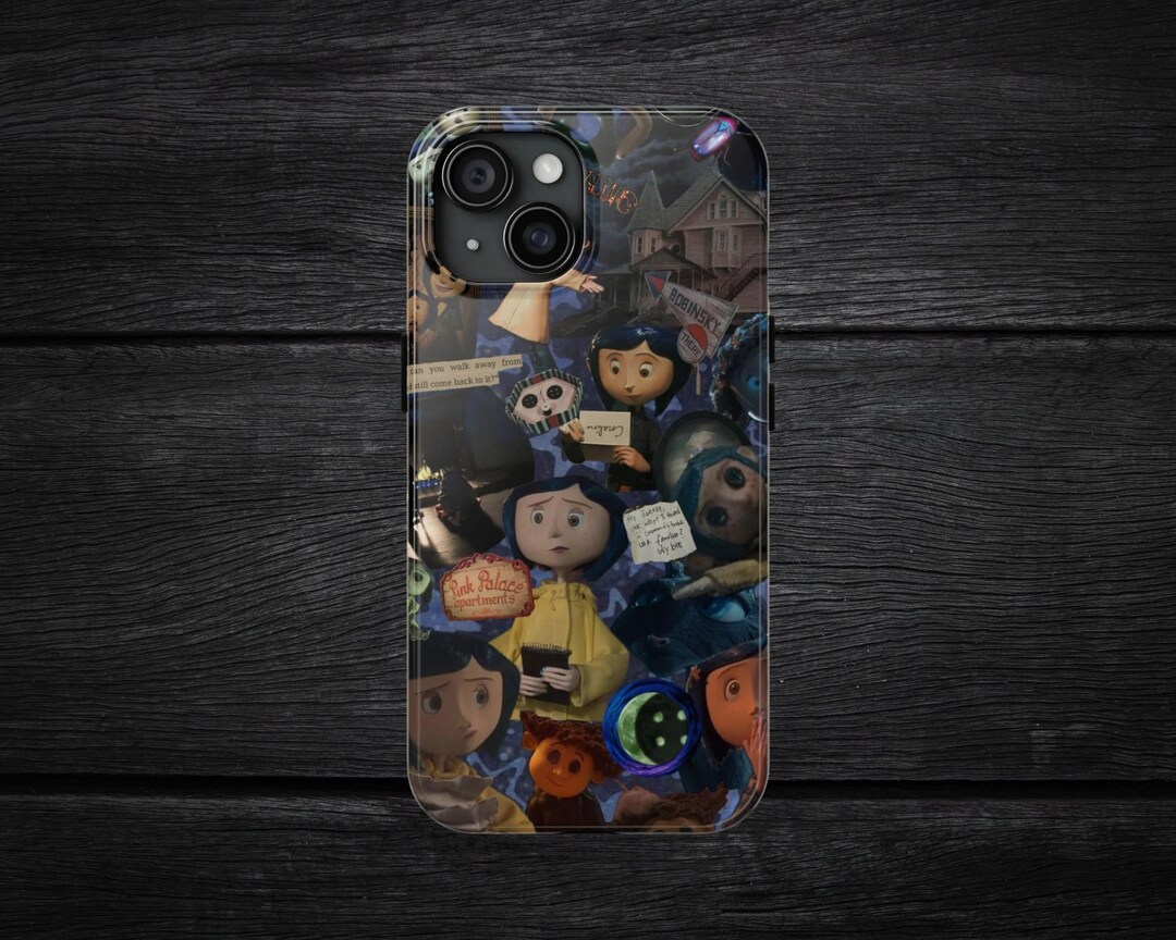 Coraline Movie-inspired Phone Case for Iphone, Samsung Spooky Kawaii ...