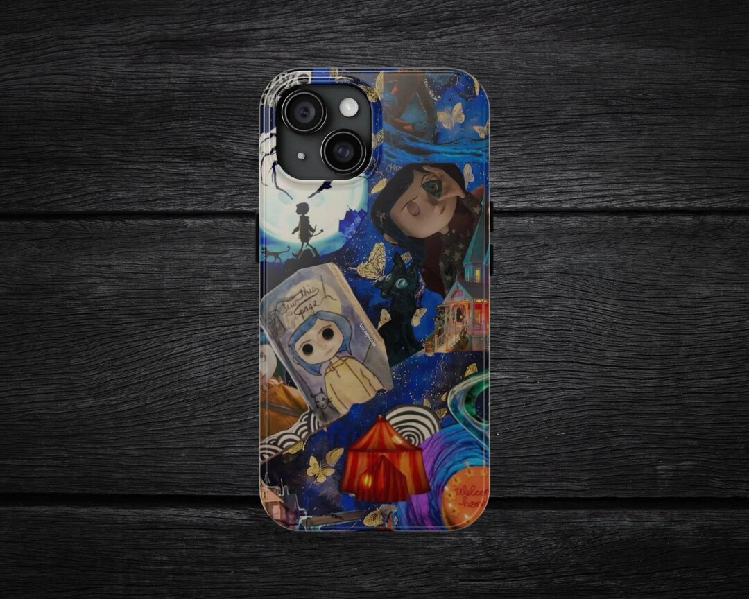 Coraline Movie Collage Phone Case, Custom Art iPhone & Samsung Cover ...