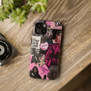 Scream Movie Collage Phone Case for iPhone & Samsung, Retro Horror ...