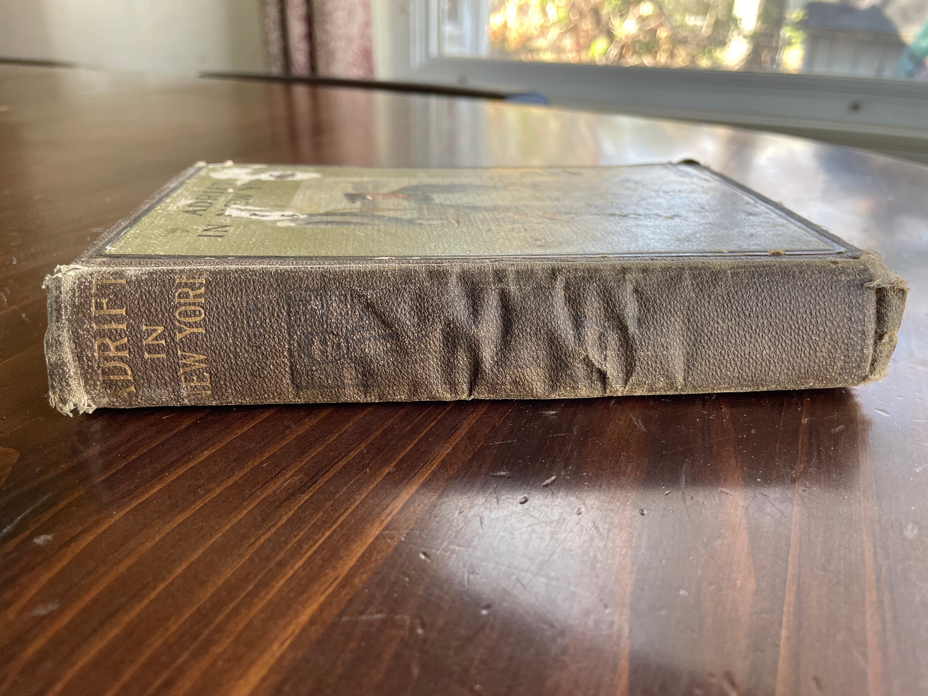 Antique Early 1900s Hardcover Book — "adrift in New York or Tom and ...