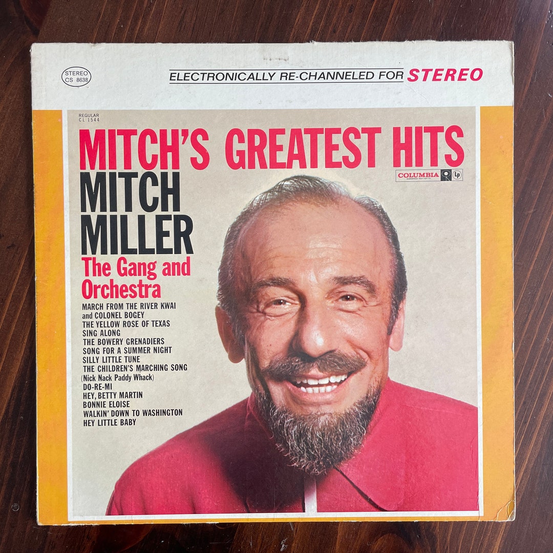Mitch Miller Mitch's Greatest Hits the Gang and Orchestra 1960s LP VG ...