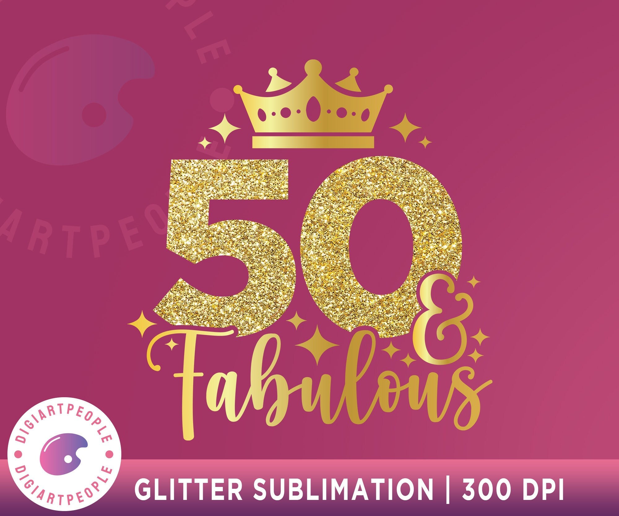 50 And Fabulous Svg 50th Birthday Svg Fifty Birthday Shirt Svg 50th