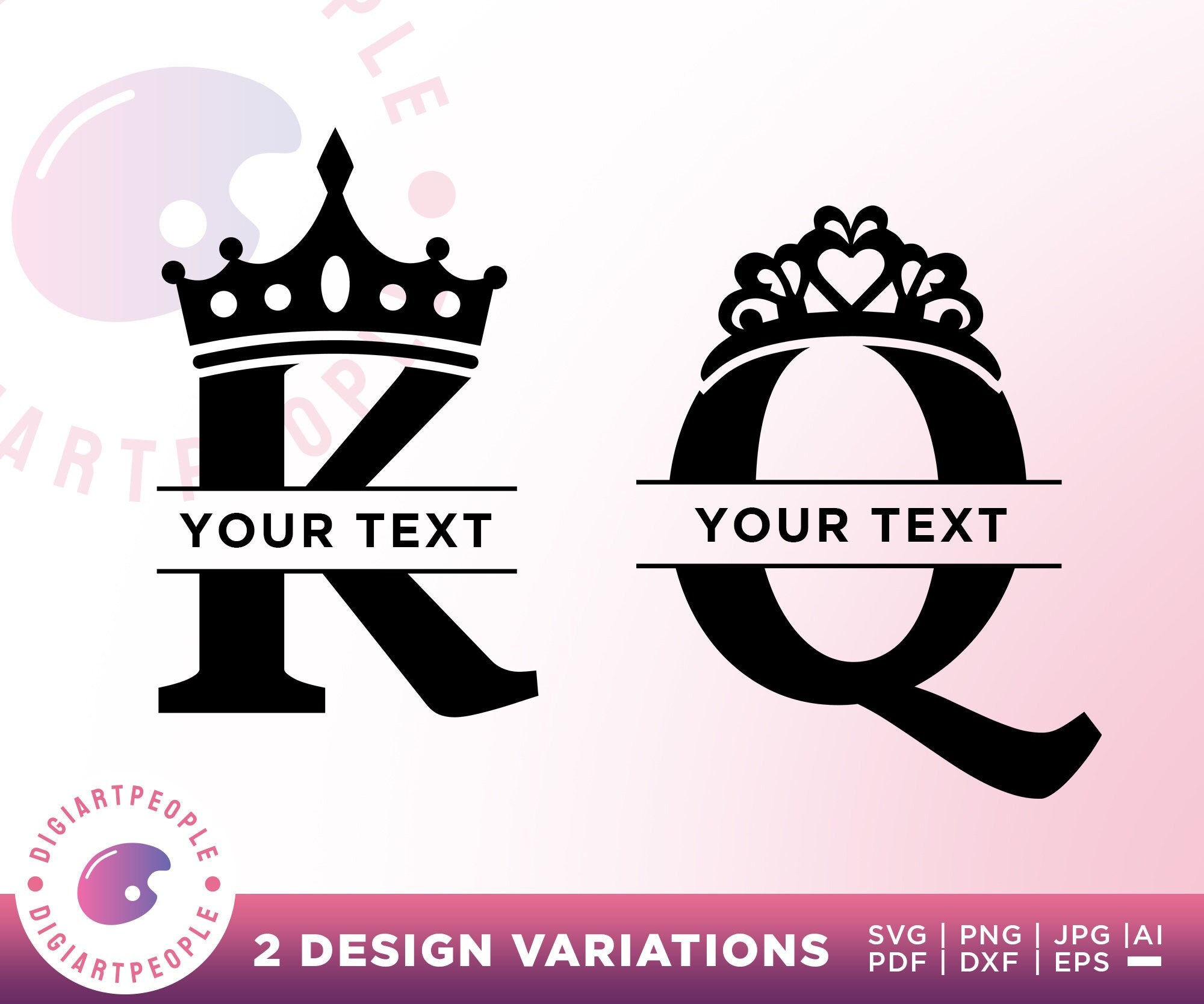 King and Queen Svg, King of Her Svg, Queen of Him Svg, King Queen Svg ...