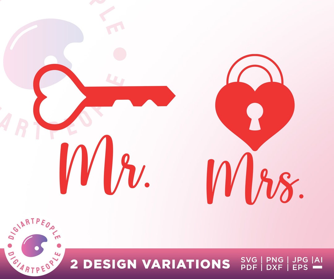 Lock and Key SVG, Couple Svg, His & Her Svg, Matching Shirt Svg ...