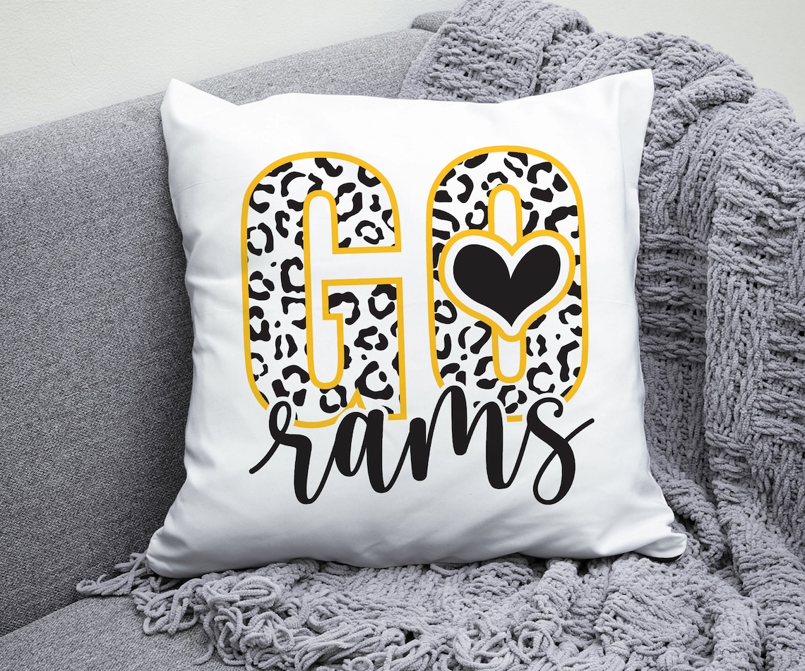 Go Rams Svg Leopard Go Rams Svg Rams Svg Rams Mascot Svg - Etsy