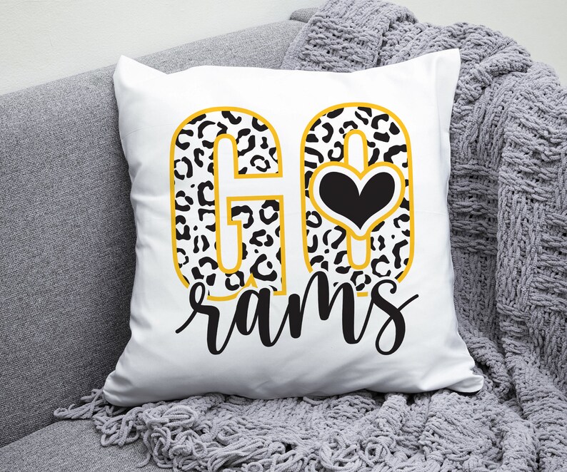 Go Rams Svg, Leopard Go Rams Svg, Rams Svg, Rams Mascot Svg, Rams Svg ...