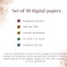 10 Boho Aesthetic Seamless Digital Paper, Boho Patterns, Neutral Boho ...