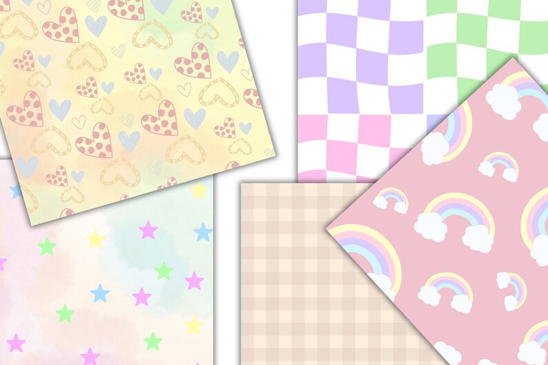 20 Pack Pastel Palette Digital Sheets for Commercial Use - Etsy