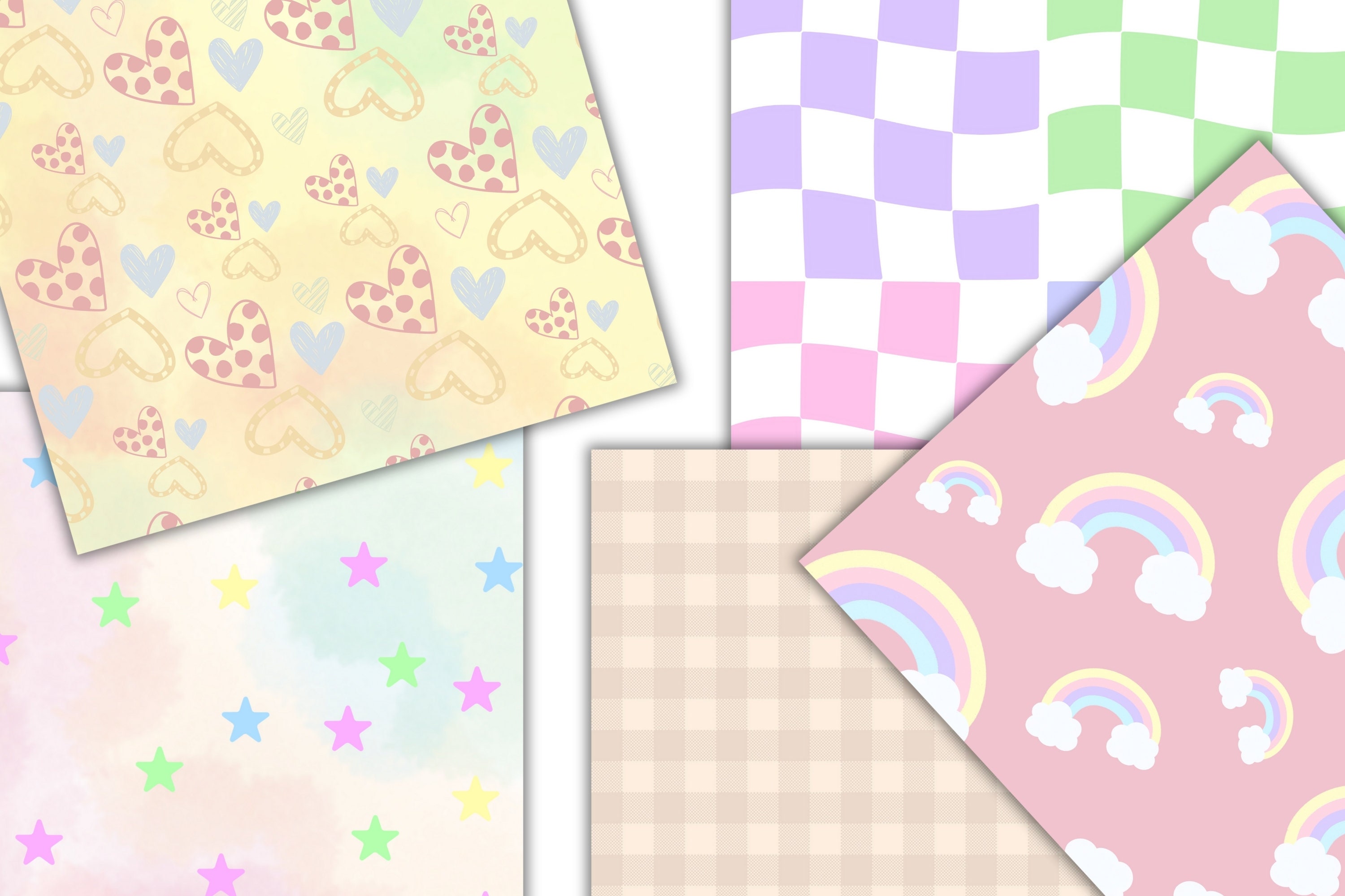 20 Pack Pastel Palette Digital Sheets for Commercial Use - Etsy