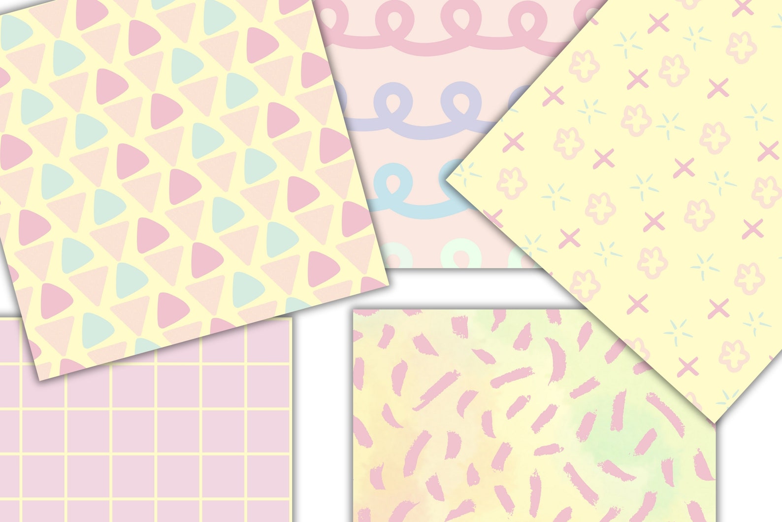 20 Pack Pastel Palette Digital Sheets for Commercial Use - Etsy