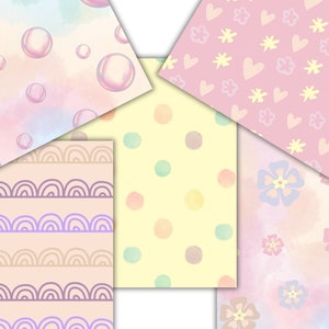 20 Pack Pastel Palette Digital Sheets for Commercial Use - Etsy