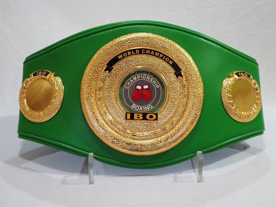 IBO - International Boxing Organization Championship Title Belt Replica ...