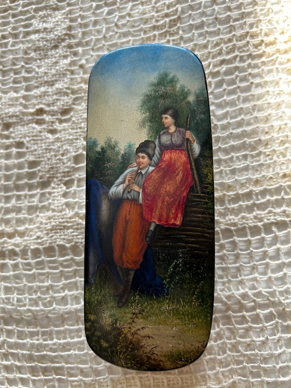 Vintage russian lacquer box - Gem