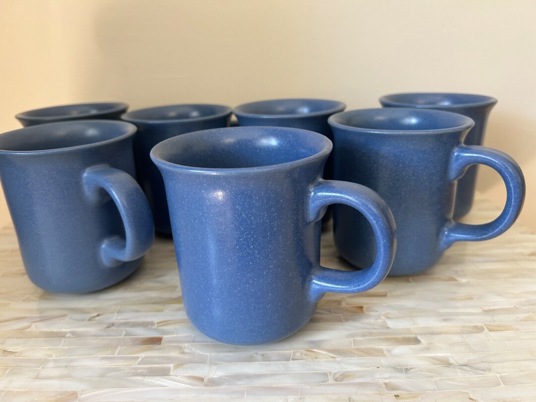 Dansk Mesa Sky Blue Mugs Stoneware Made in Portugal - Etsy