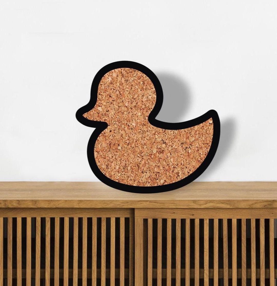 Rubber Duck Pin Board, Cork Pin Board, Pin Collection Organizer, Gift ...