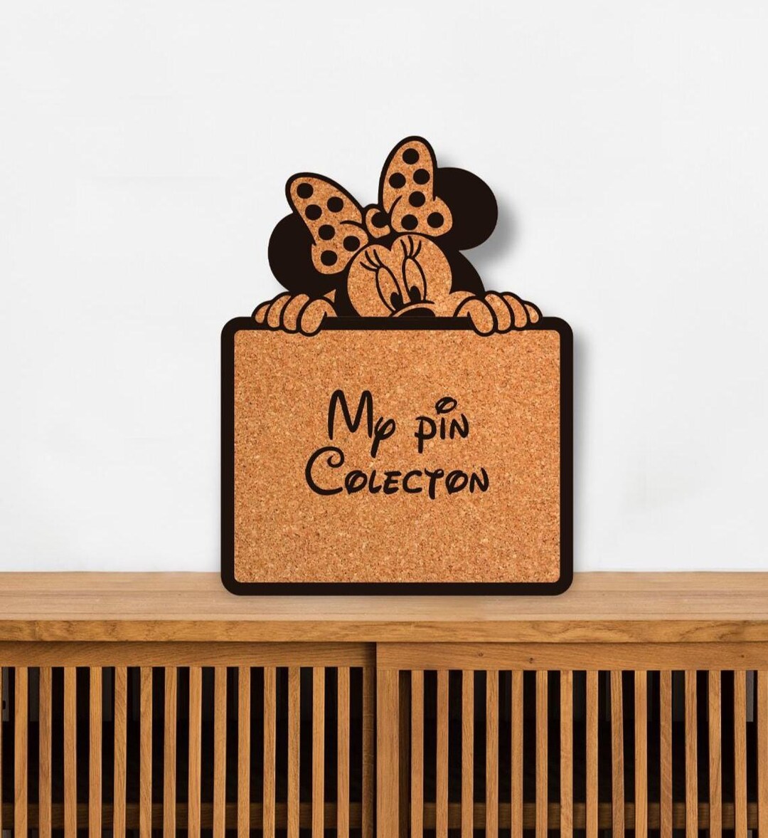 Minnie Pin Board, Minnie Cork Boards for Pins, Minnie Shaped Cork Board ...
