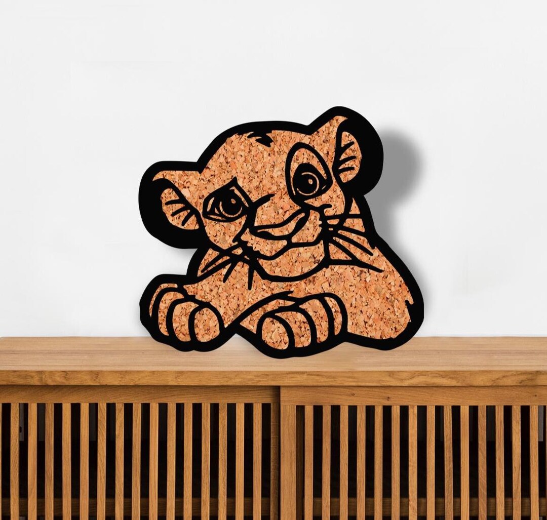 Lion King Pin Board, Simba Cork Board, Cork Board for Pins, Gift Ideas ...