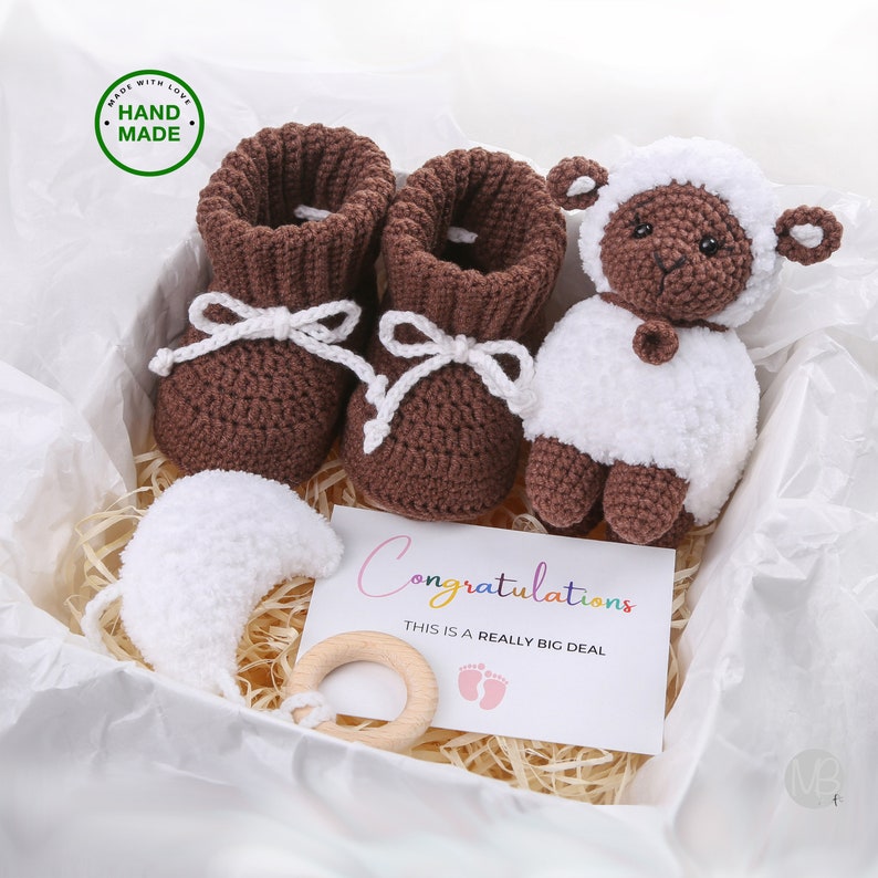 Pregnancy Gift Box Pregnant Friend Baby Shower Gift Basket Toy New Baby ...