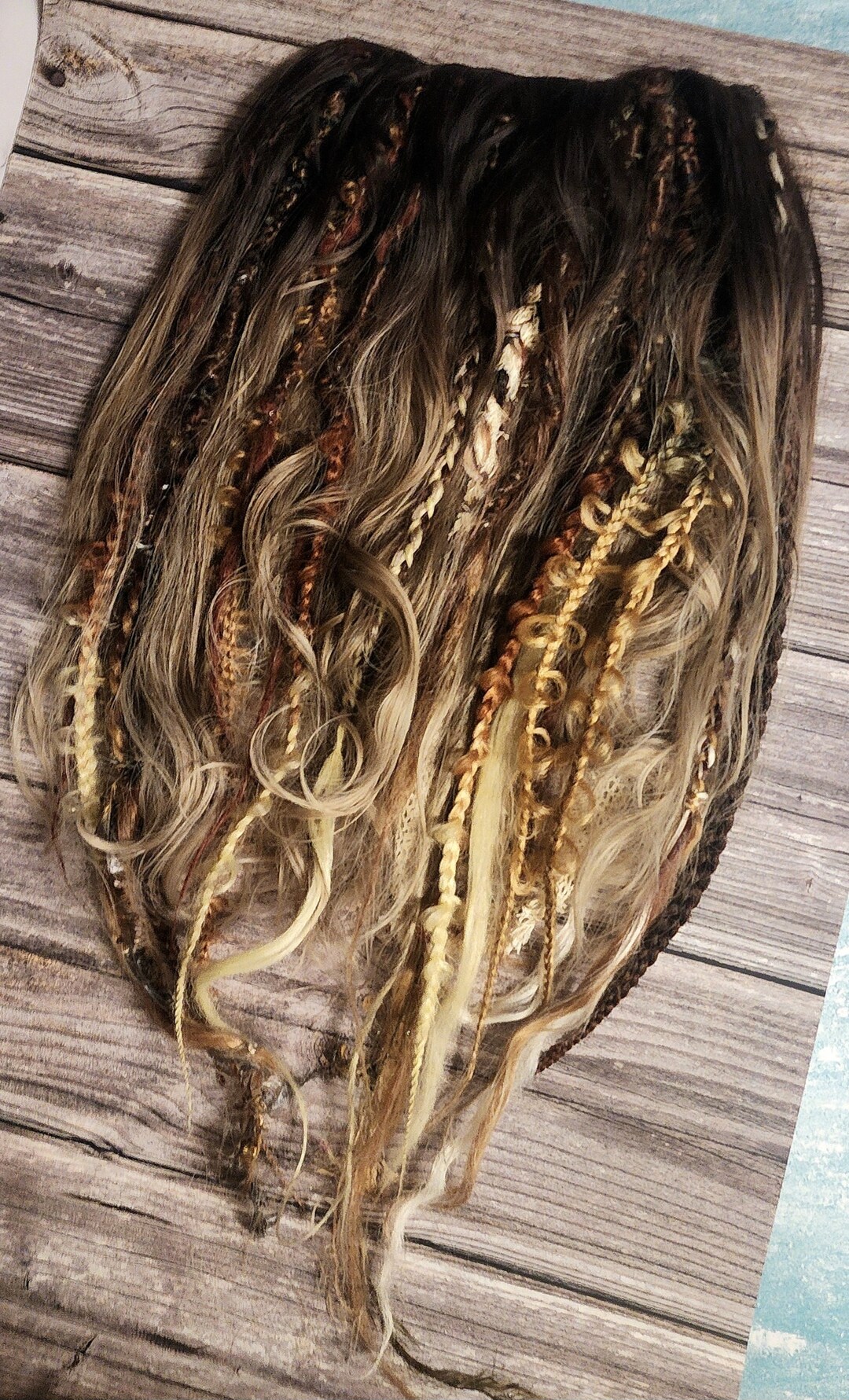 Ombre Clip in Dreadlock Braid Weft. Festival Essential. up Your Hair ...