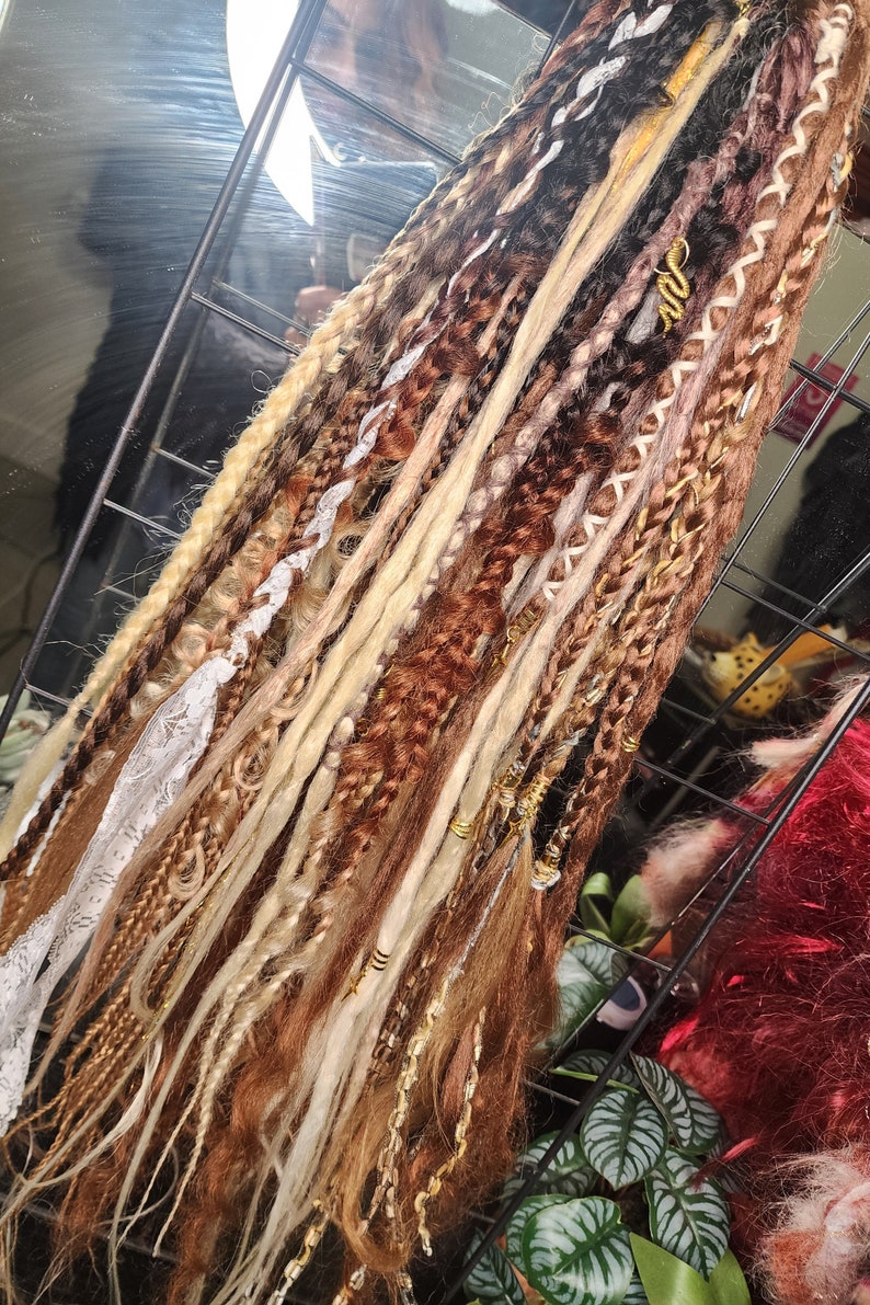 Bohemian Dream Set of 70 Se Braid in Dreads/braids/wraps Extensions W ...