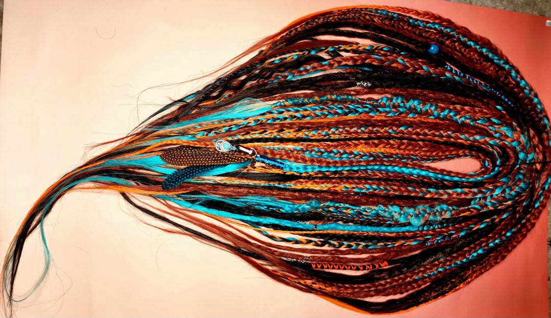 Celtic Fire Phoenix. Brand New Collection.single Ended Dreadlocks,braid ...