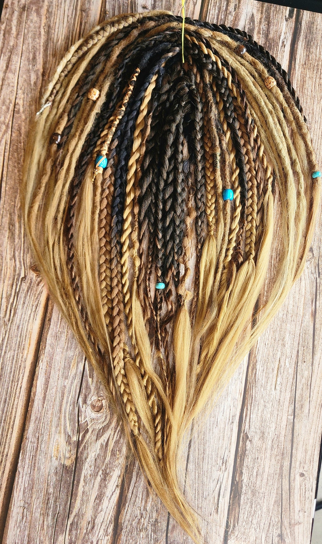 Saint Tropez Bronze Luxe Set 20 Double Ended Crocheted Synthetic ...