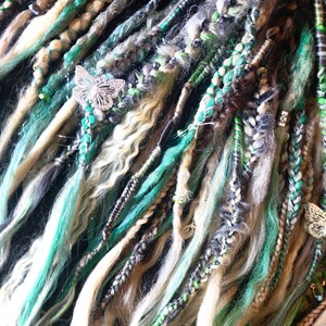 Enchanted Forest Fairy Set 35 Se Dreadlock Extensions With Decorations ...